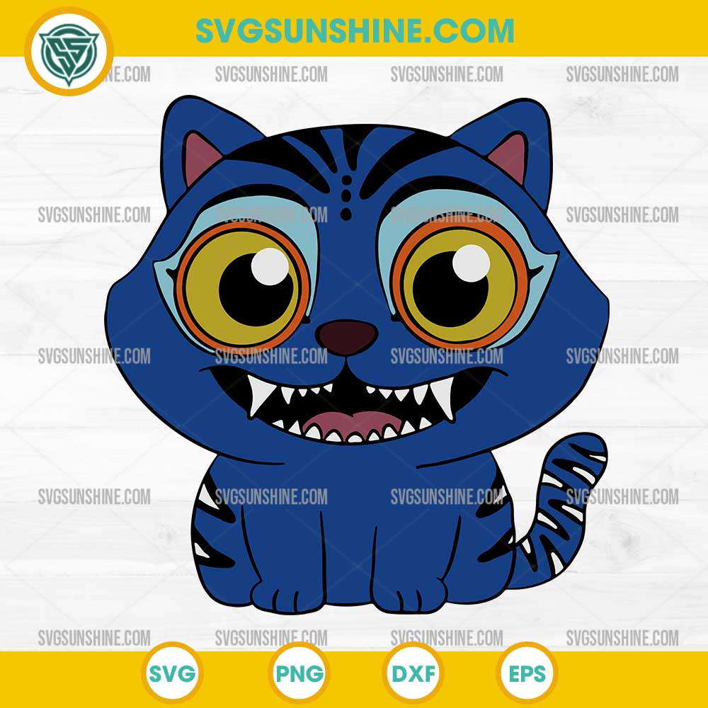 Derpy Tiger Face SVG – Black and White KPop Demon Hunters Cat PNG Clipart