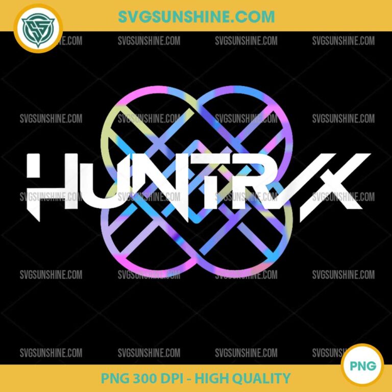 Iconic Huntrix Symbol SVG – KPop Demon Hunters Logo PNG Clipart