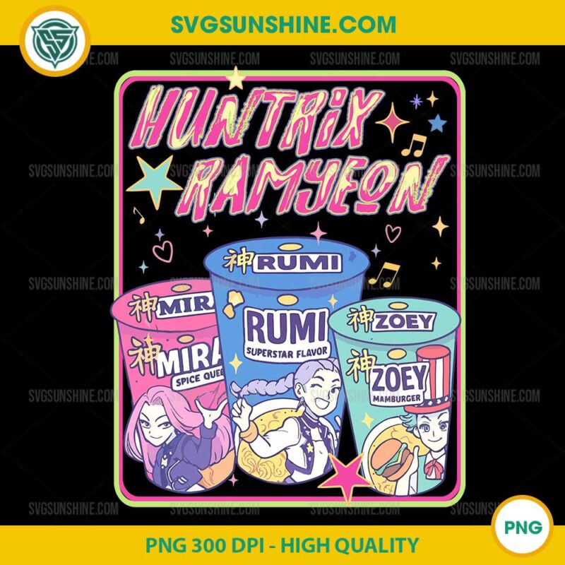 Huntrix Rumi PNG – KPop Demon Hunters PNG Digital