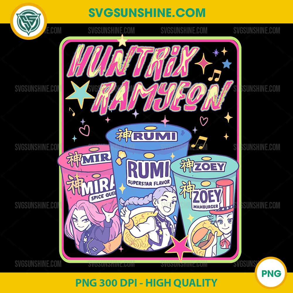 Huntrix Rumi PNG – KPop Demon Hunters PNG Digital