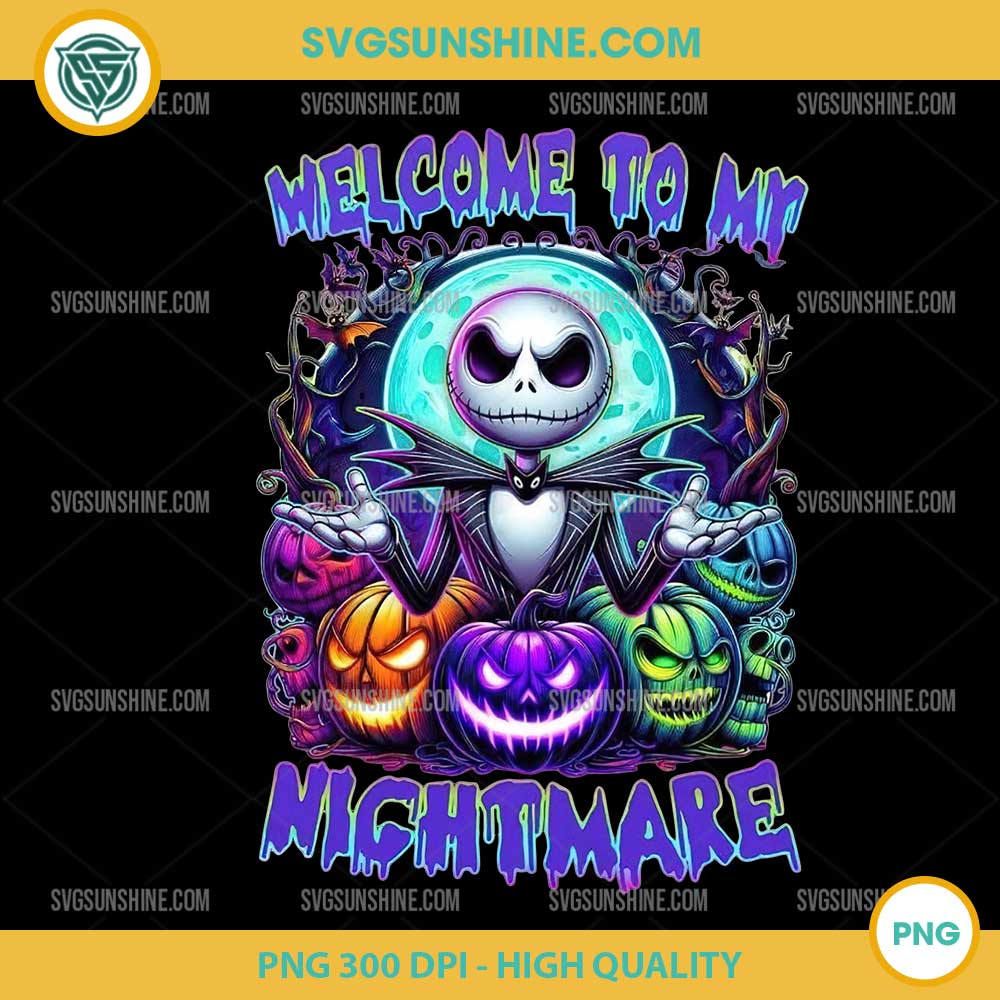 Jack Skellington PNG – Welcome to My Nightmare Halloween Clipart
