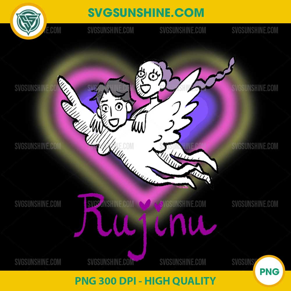 Rujinu PNG – Cute Angel Couple Rumi And Jinu KPop Demon Hunters PNG