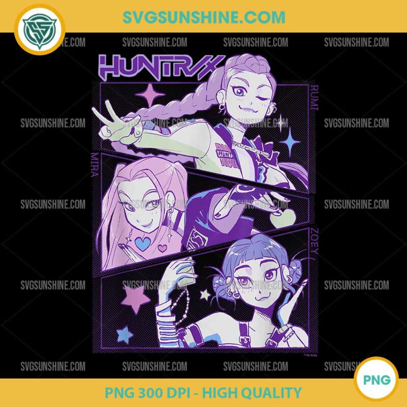 Huntrix Rumi PNG – KPop Demon Hunters PNG Digital