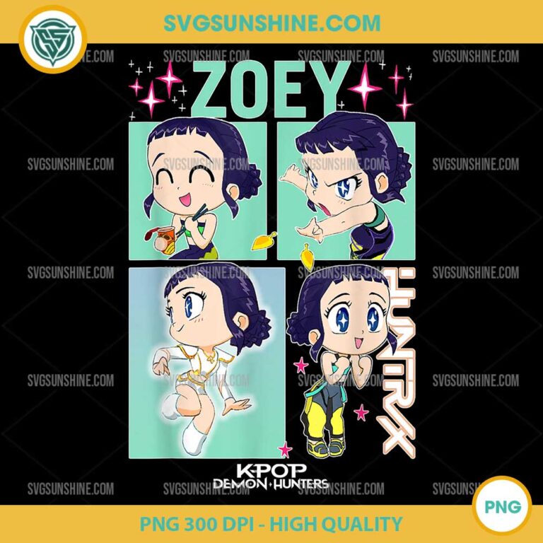 Huntrix PNG – K-Pop Demon Hunters Girl Group Digital Artwork