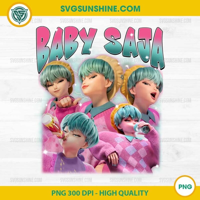 Baby Saja PNG – The Saja Boys K-Pop Character Digital Design for ...