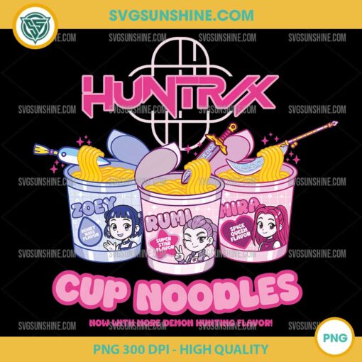 Huntrix Cup Noodles PNG – Mira Rumi Zoey KPop Demon Hunters Parody ...