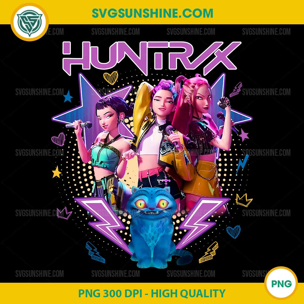 Rumi PNG – Huntrix KPop Demon Hunters Anime Digital Art Download
