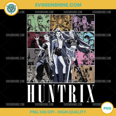 Huntrix PNG Digital Clipart | Rumi Mira Zoey KPop Demon Hunters Anime Girls