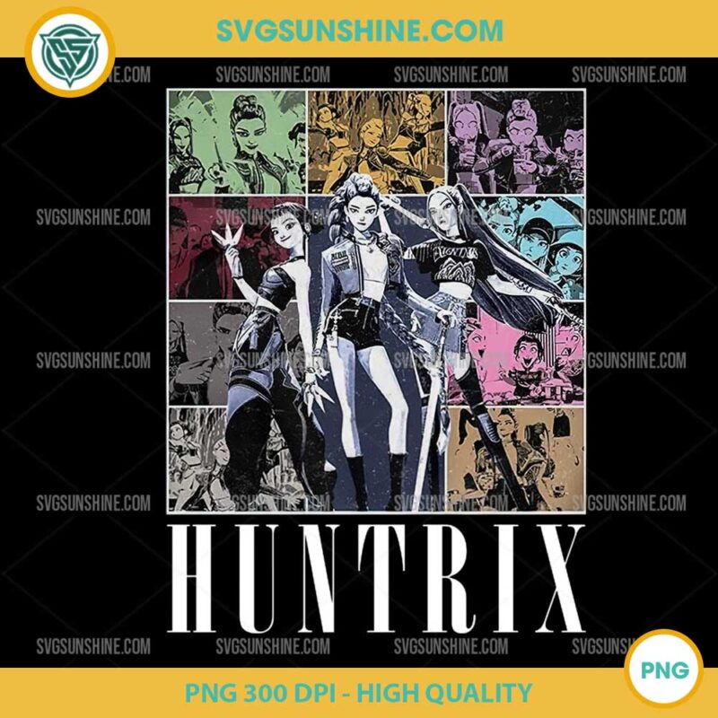 Huntrix PNG Digital Clipart | Rumi Mira Zoey KPop Demon Hunters Anime Girls