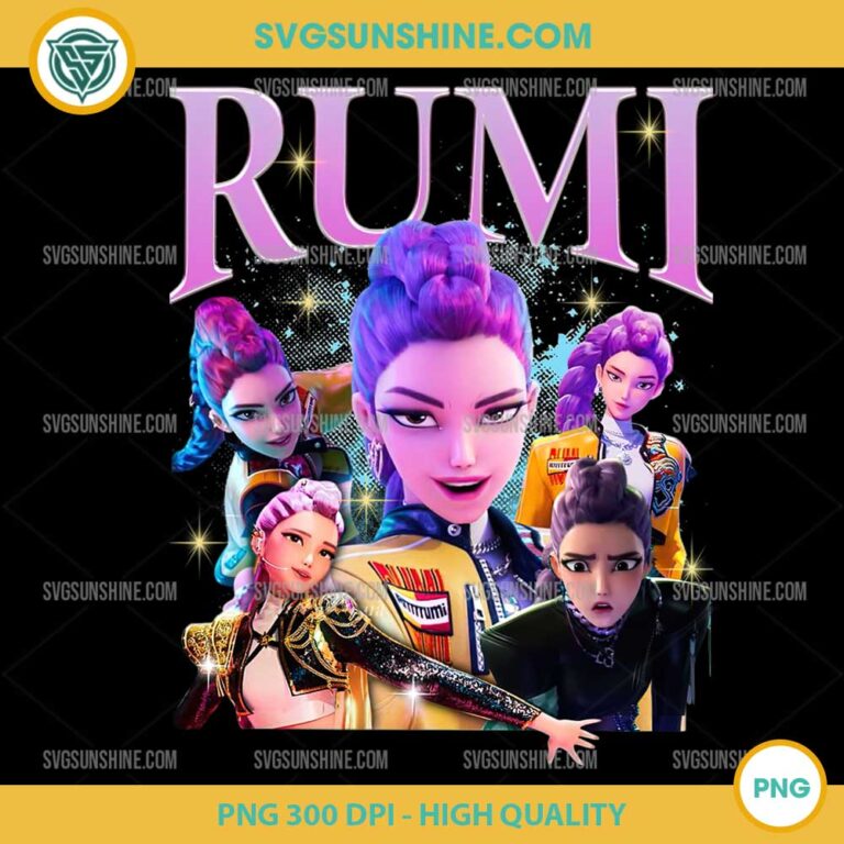 Huntrix Rumi PNG – KPop Demon Hunters PNG Digital