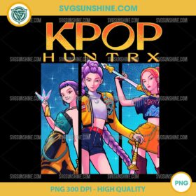 KPop Huntrix PNG – Digital Poster Artwork of Mira, Rumi & Zoey