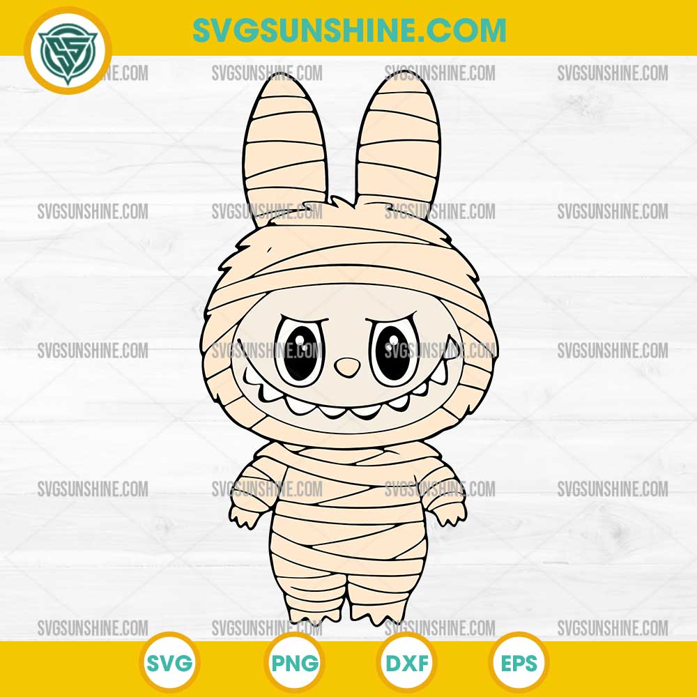 Labubu Mummy Halloween SVG – Cute Wrapped Costume Design for Cricut Crafts