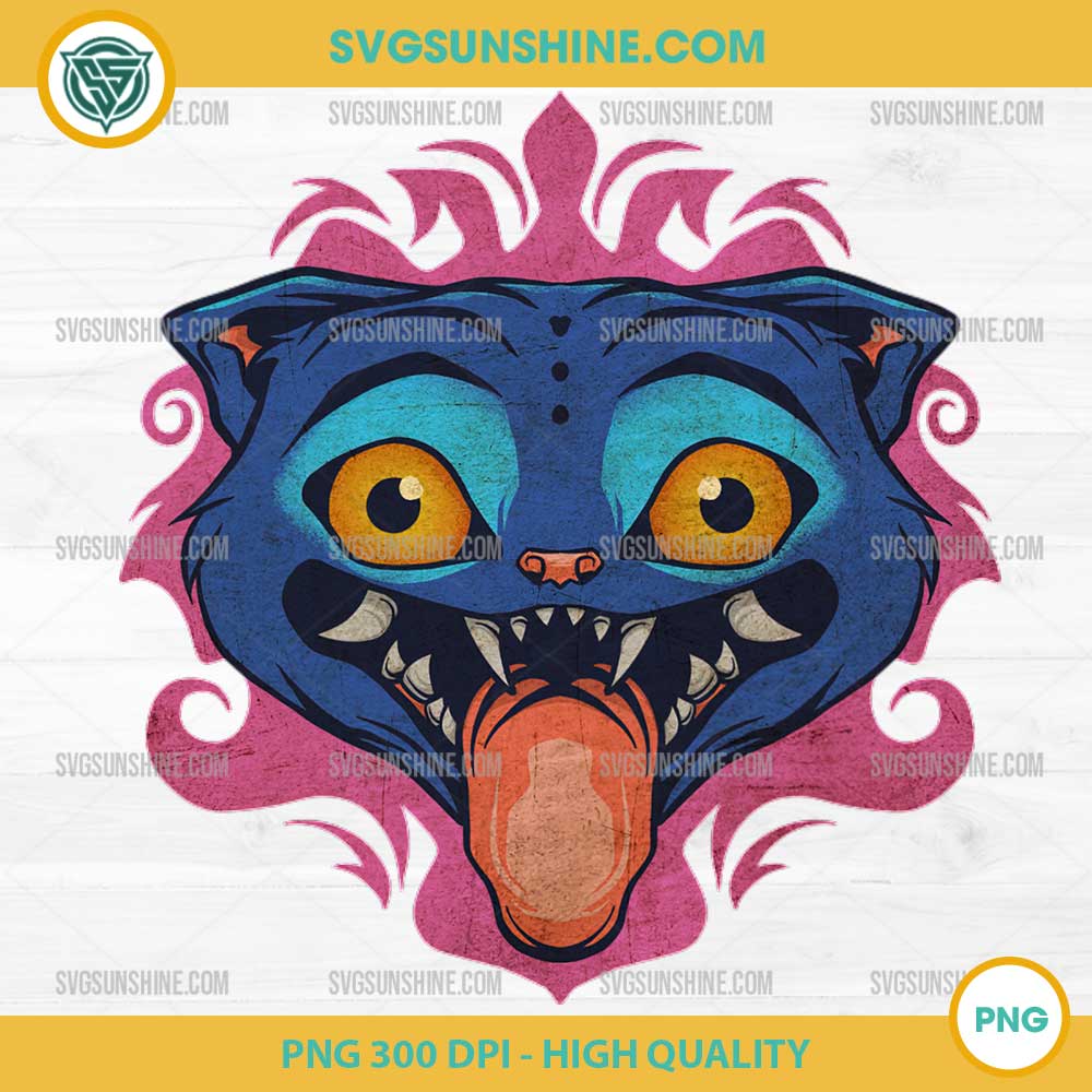 Retro Derpy Tiger PNG – Blue Tiger KPop Demon Hunters Digital Art Download