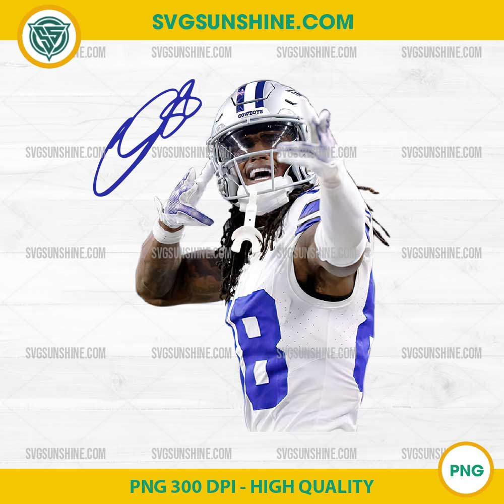 CeeDee Lamb PNG – Dallas Cowboys NFL Football Player PNG Clipart High ...