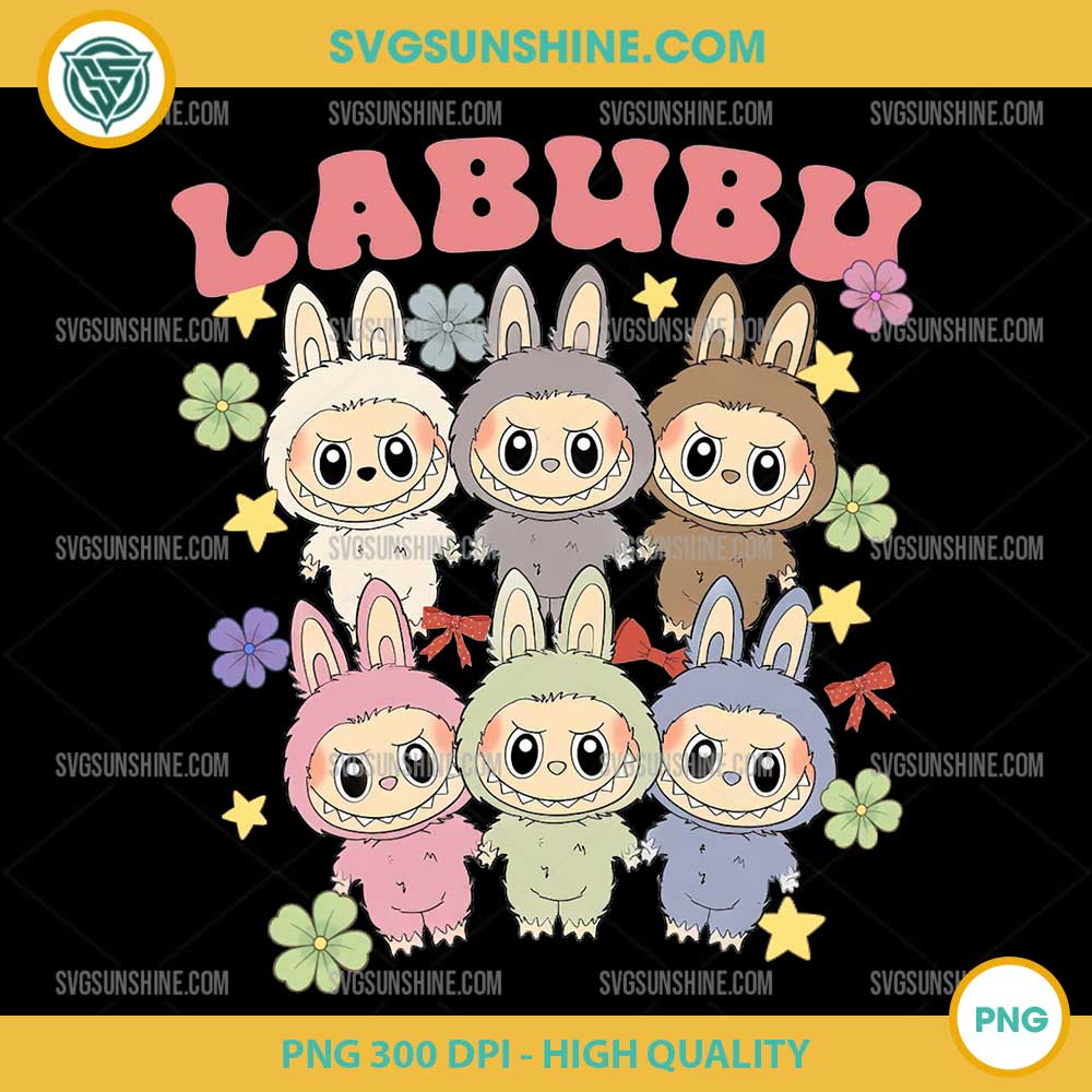 Pink Labubu PNG, Cute Labubu The Monsters Pink PNG