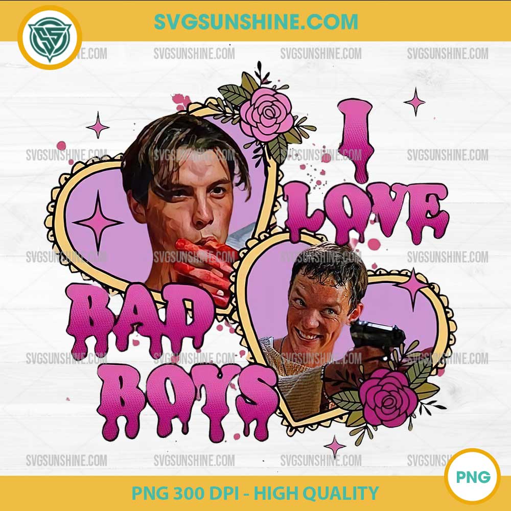 I Love Bad Boys Matthew Lillard Scream PNG – Horror Movie PNG Design ...