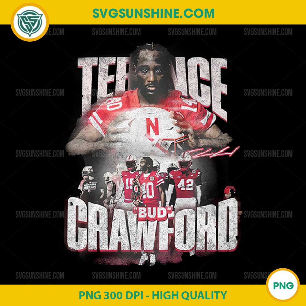 Terence Crawford Nebraska Cornhuskers Football PNG – High Quality PNG ...