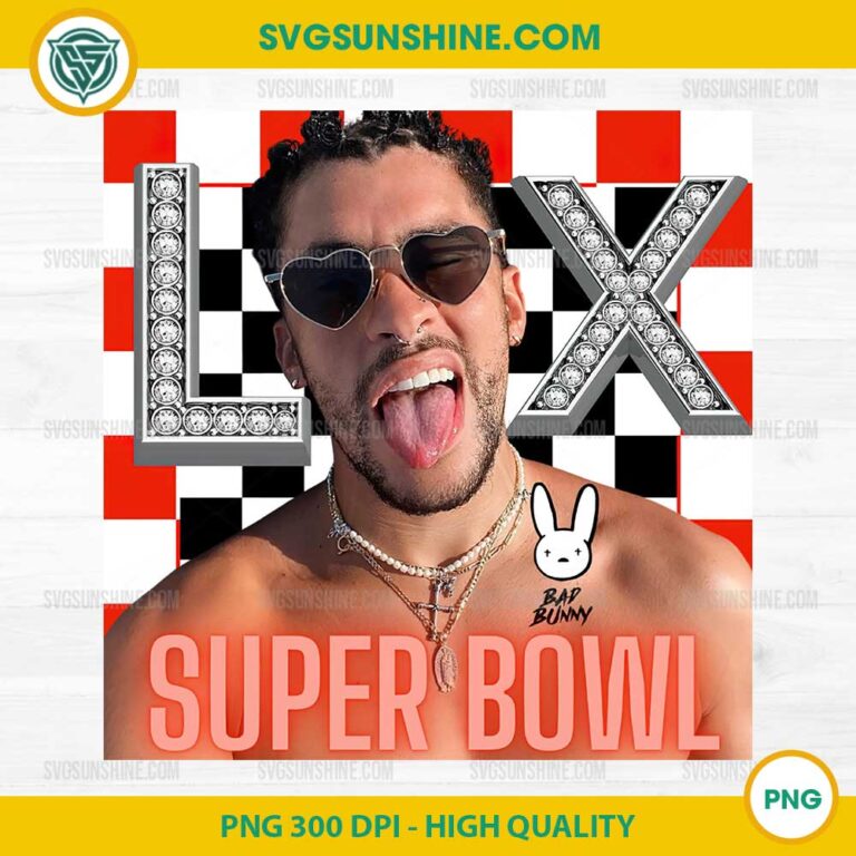 Bad Bunny LX Super Bowl PNG | Benito Bunny Halftime Show 2026 PNG ...