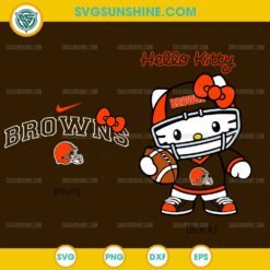 Perfect Hello Kitty Cleveland Browns SVG PNG DXF EPS – Adorable NFL ...