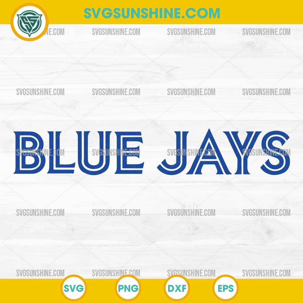 Toronto Blue Jays Text SVG | Blue Jays Wordmark SVG Cut File | Toronto ...