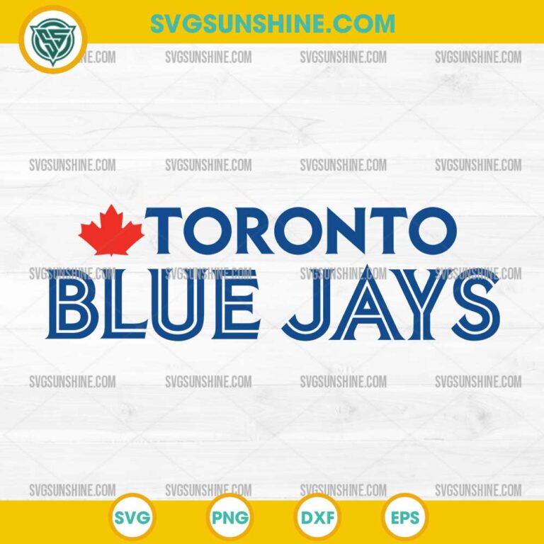 Toronto Blue Jays Wordmark SVG | Blue Jays Baseball Team Logo SVG ...