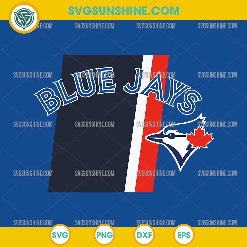 Blue Jays Team SVG, Toronto Blue Jays Baseball Graphic for Cricut and ...