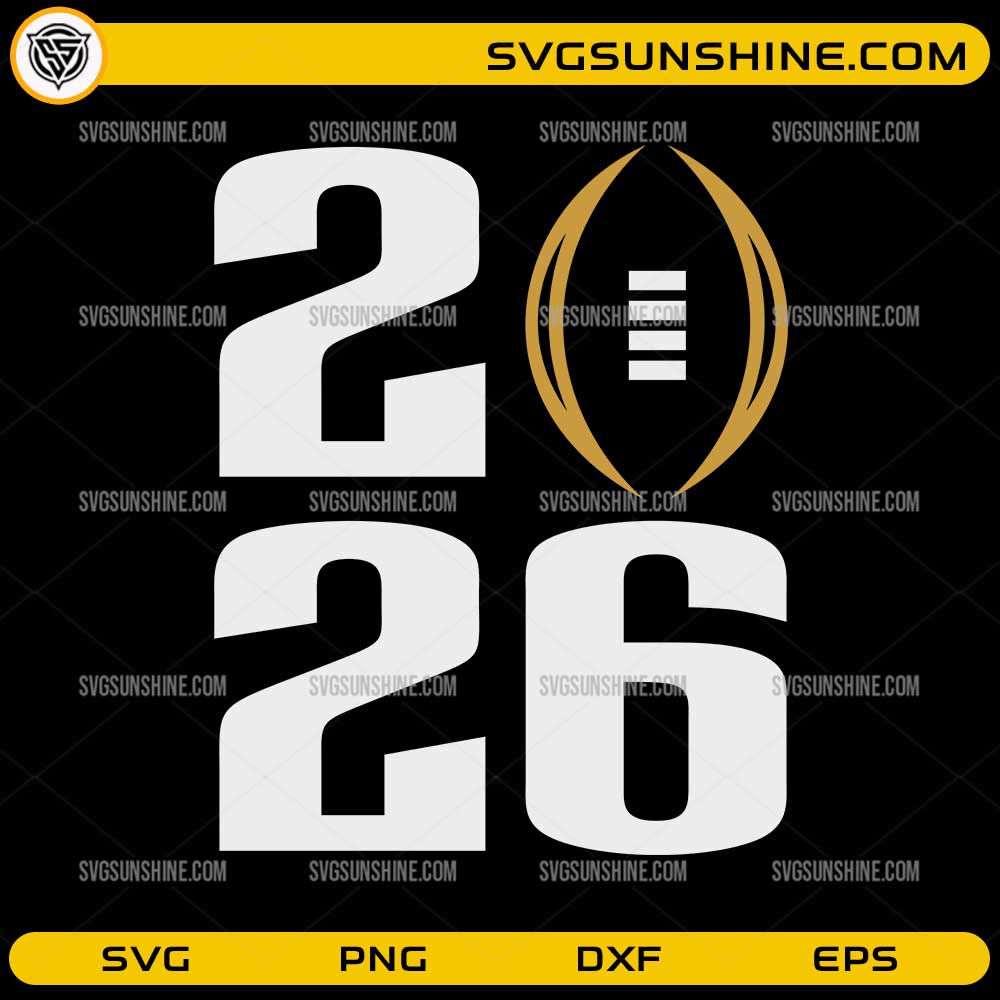 2026 College Football Playoff SVG | College Football Playoff 2026 Logo ...