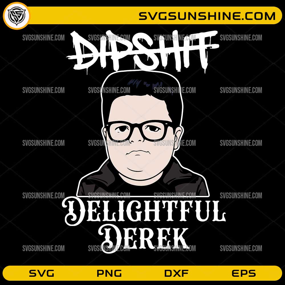 Delightful Derek SVG PNG | Funny Derek Stranger Things 5 SVG Design