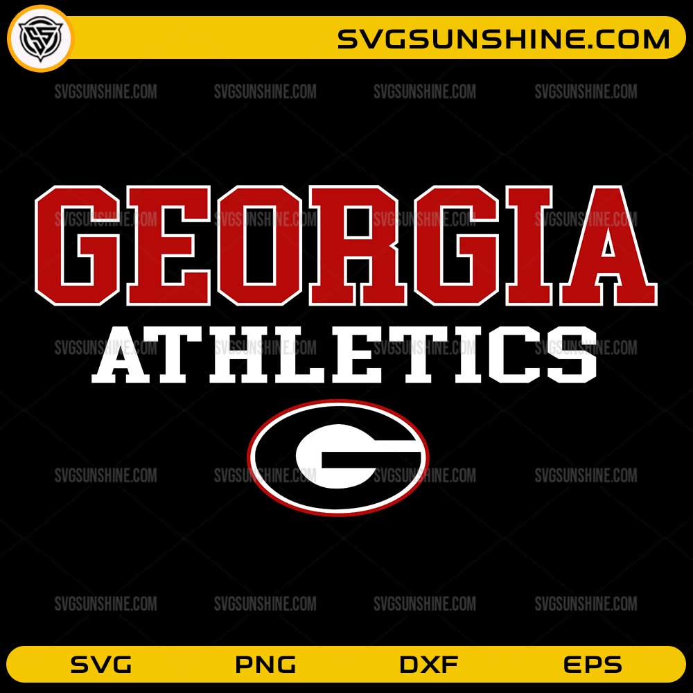Georgia Bulldogs Athletics SVG | Georgia Athletics Logo SVG PNG Design