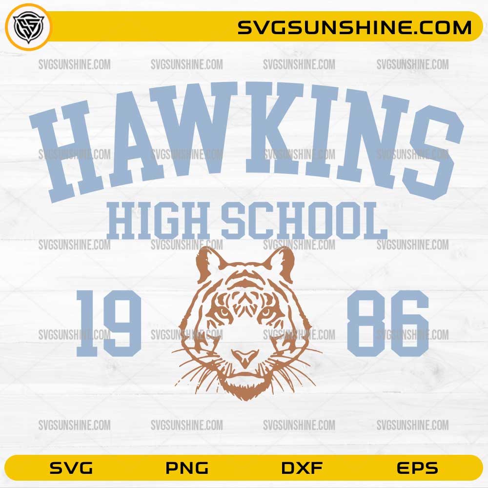 Hawkins Tigers SVG, Stranger Things 4 SVG, Hawkins High School Tigers SVG