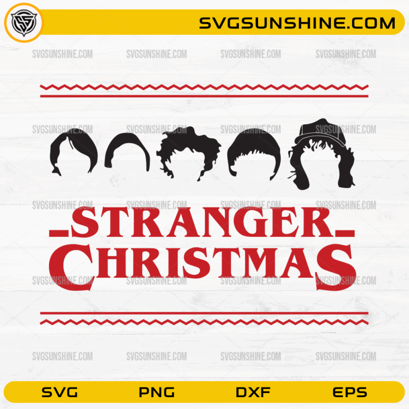 Stranger Christmas SVG | Stranger Things Christmas Quote SVG PNG Design