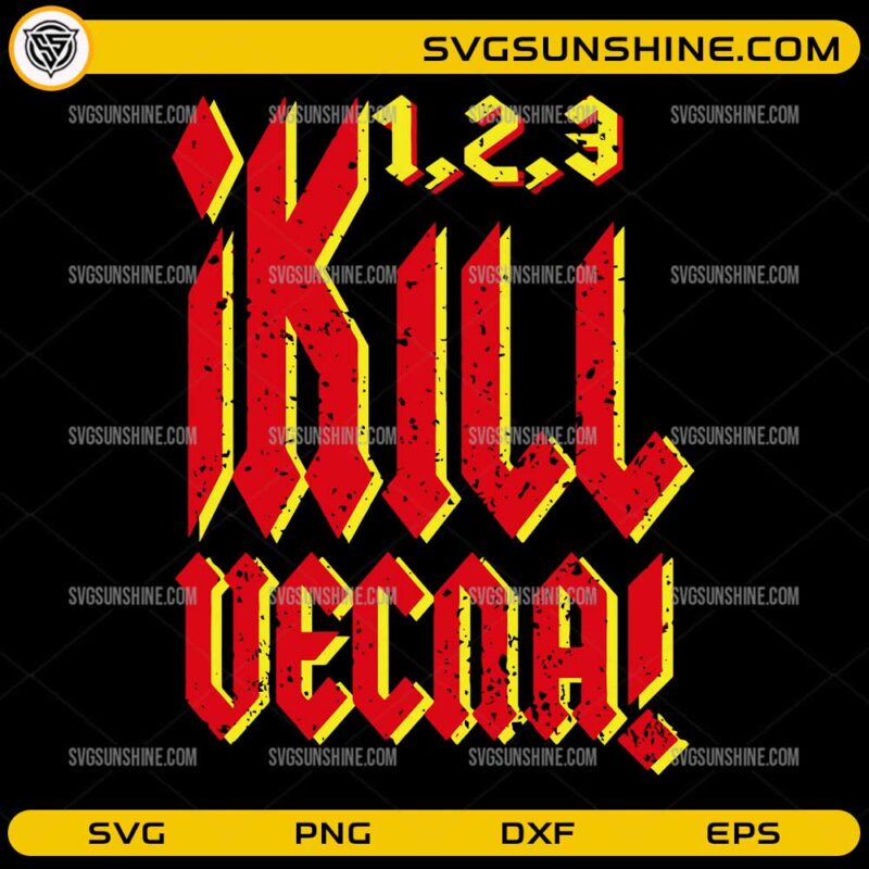 Stranger Things 5 Kill Vecna Grunge SVG PNG | 1 2 3 Vecna Battle Retro ...