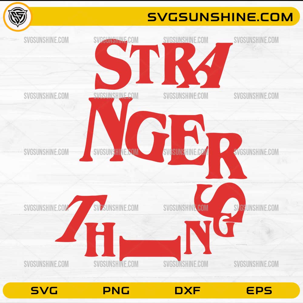 Stranger Things SVG PNG | Stranger Things 5 Logo Cut File for Cricut ...