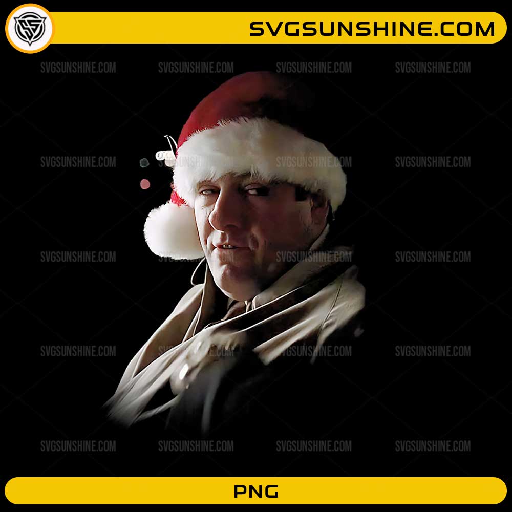 Tony Soprano Merry Christmas PNG | Funny Tony Soprano Christmas PNG Design