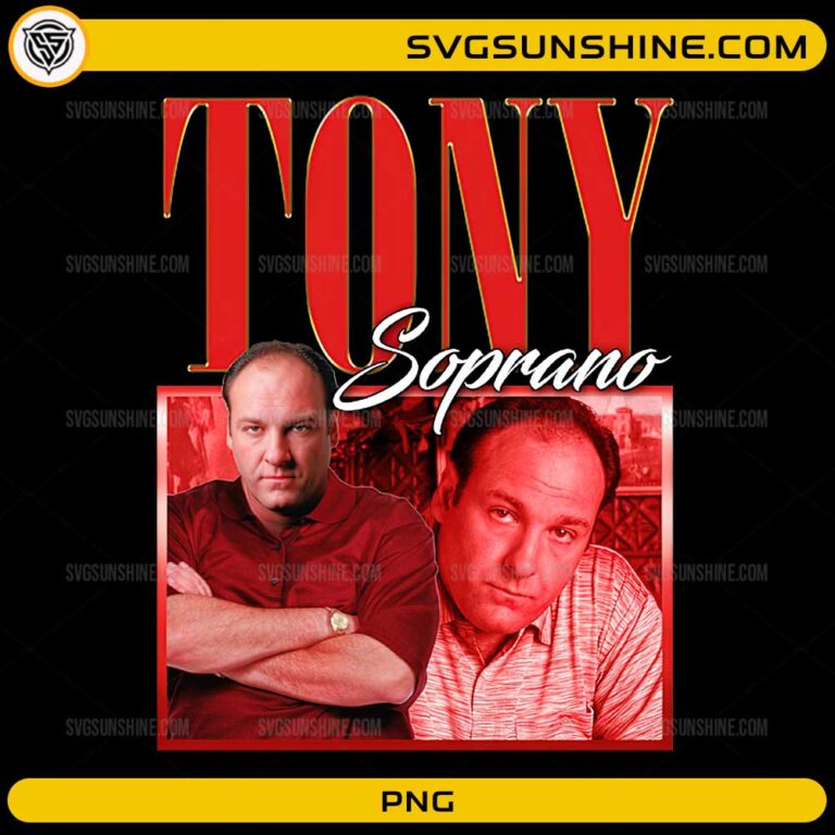 Tony Soprano PNG | Vintage Mafia Tony Soprano PNG Design