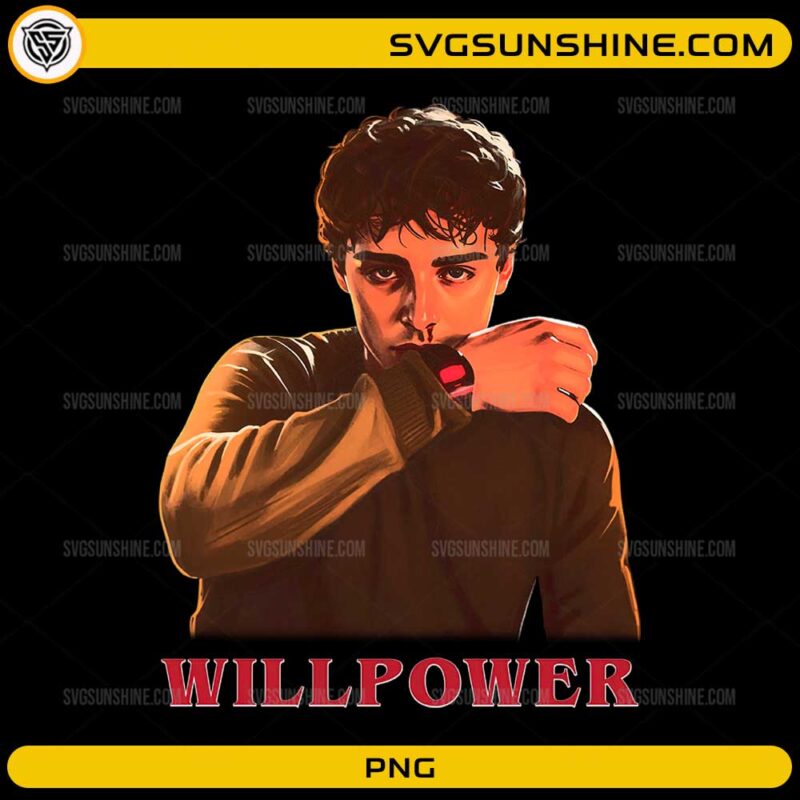 WillPower Will Byers PNG | Stranger Things Season 5 Will Power PNG Clipart