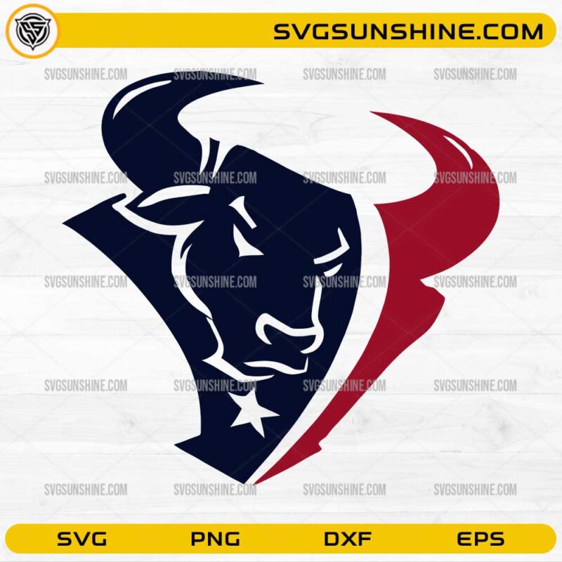 Houston Texans Bull SVG – Texas Football Logo Cut File for Cricut ...