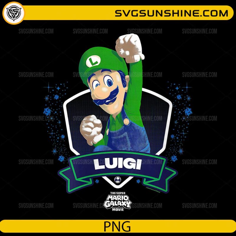 Luigi PNG – The Super Mario Galaxy Movie Character Design for Creative ...